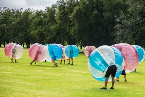Soccer bulle - Bubble ball – Québec s'amuse!